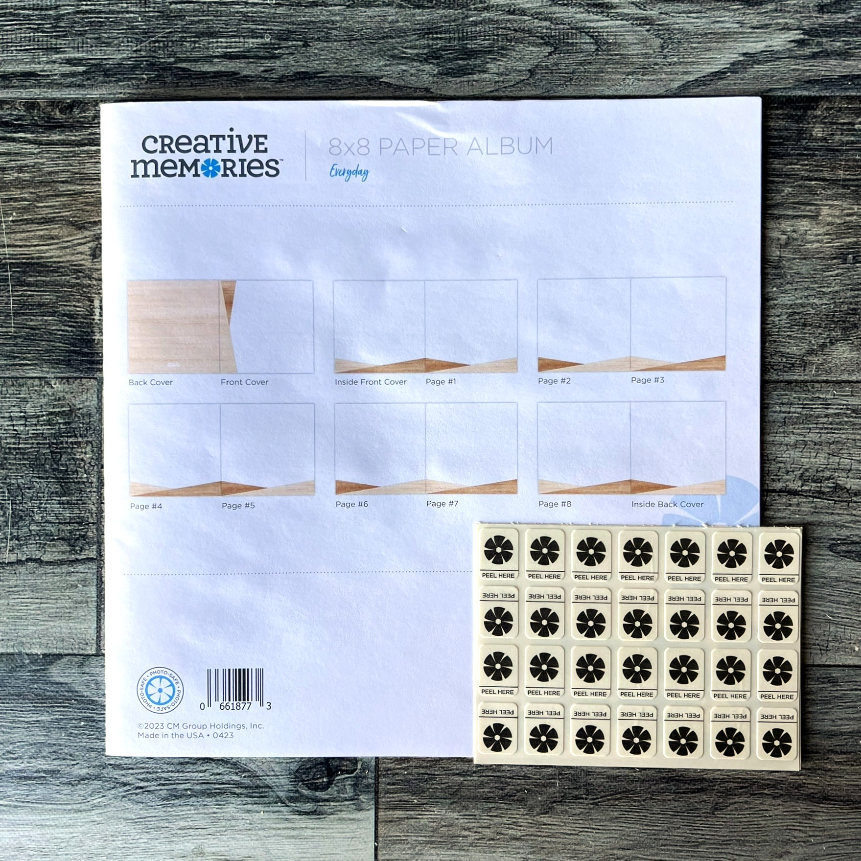 Everyday 8x8 Paper Album - Tessa Scrapbooks