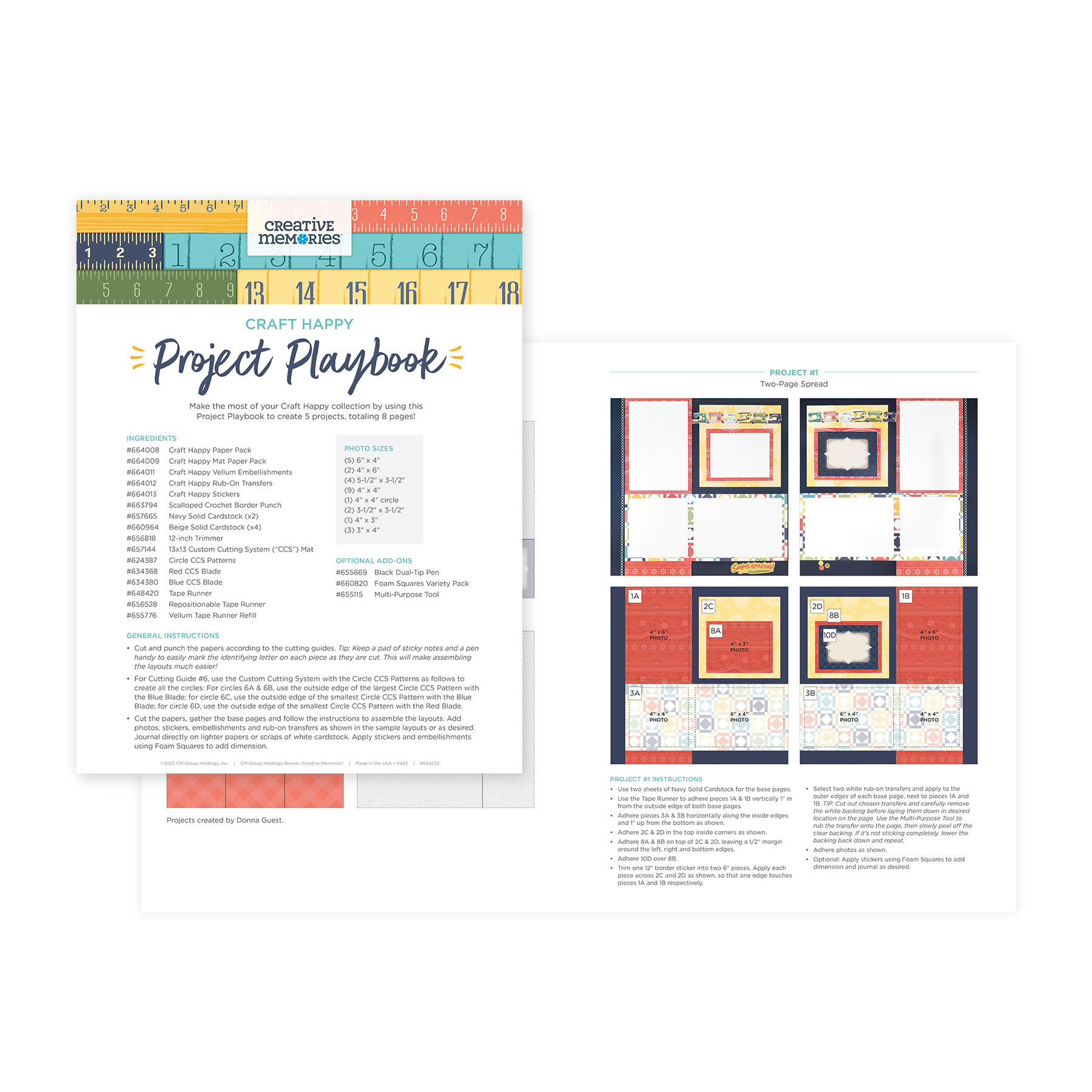 Craft Happy Project Playbook - Tessa Scrapbooks