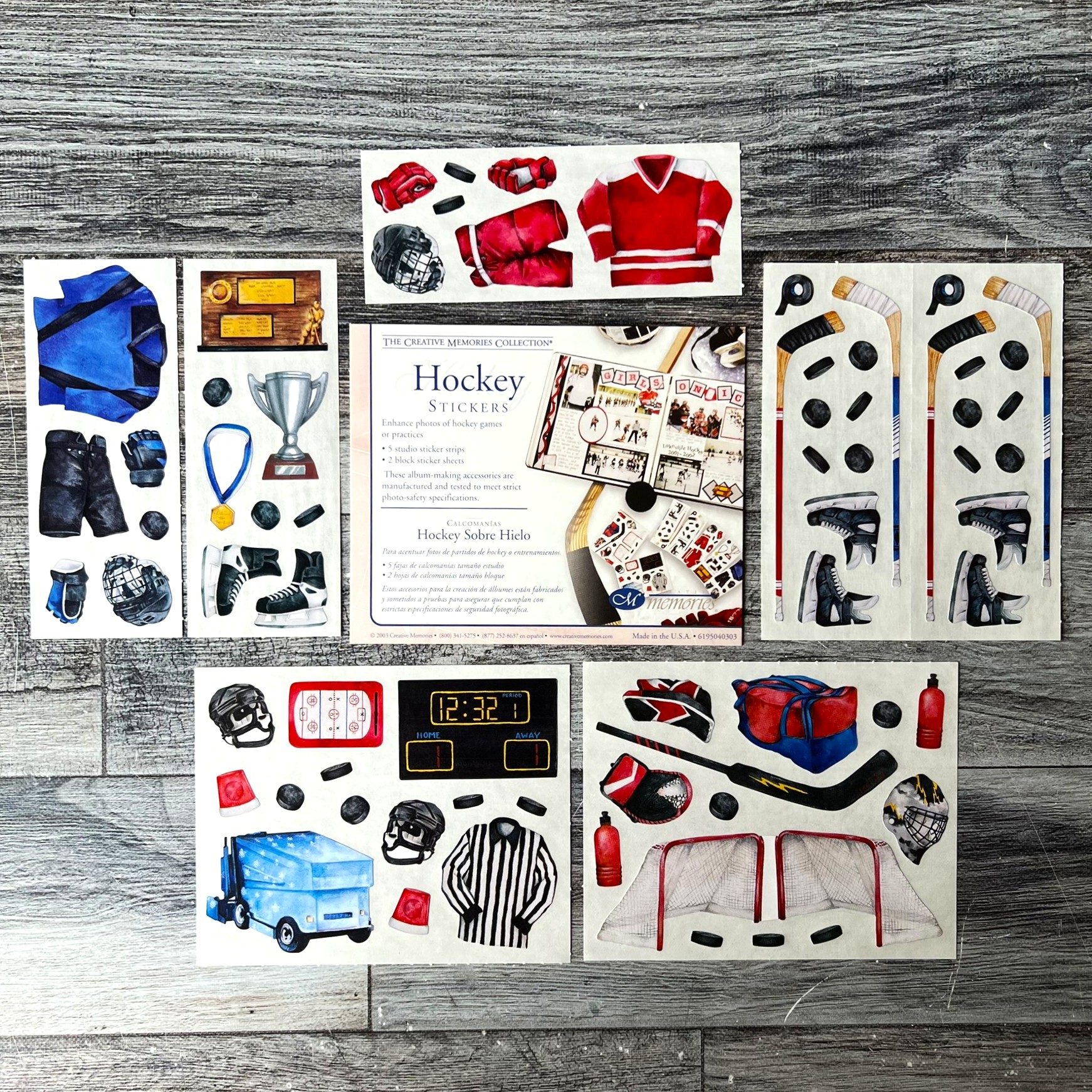 Hockey Stickers - Tessa Scrapbooks