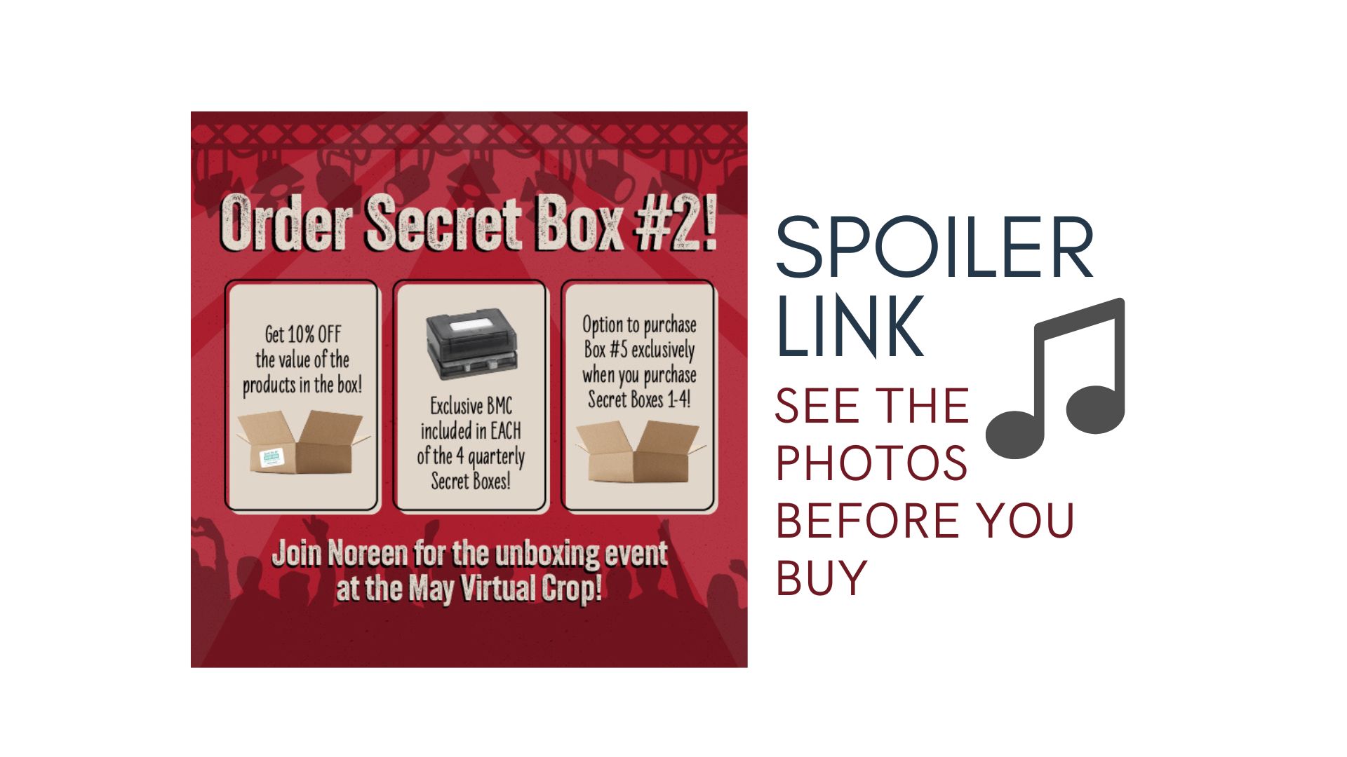 Secret Box #2 2025 Spoiler Photos - Tessa Scrapbooks