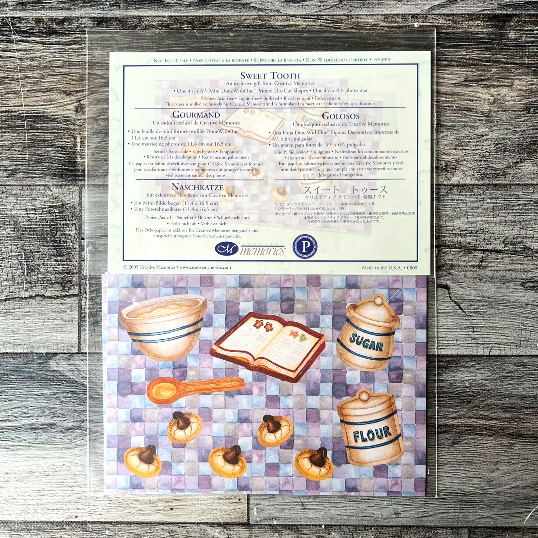 Sweet Tooth Die Kit by Creative Memories - Tessa Scrapbooks