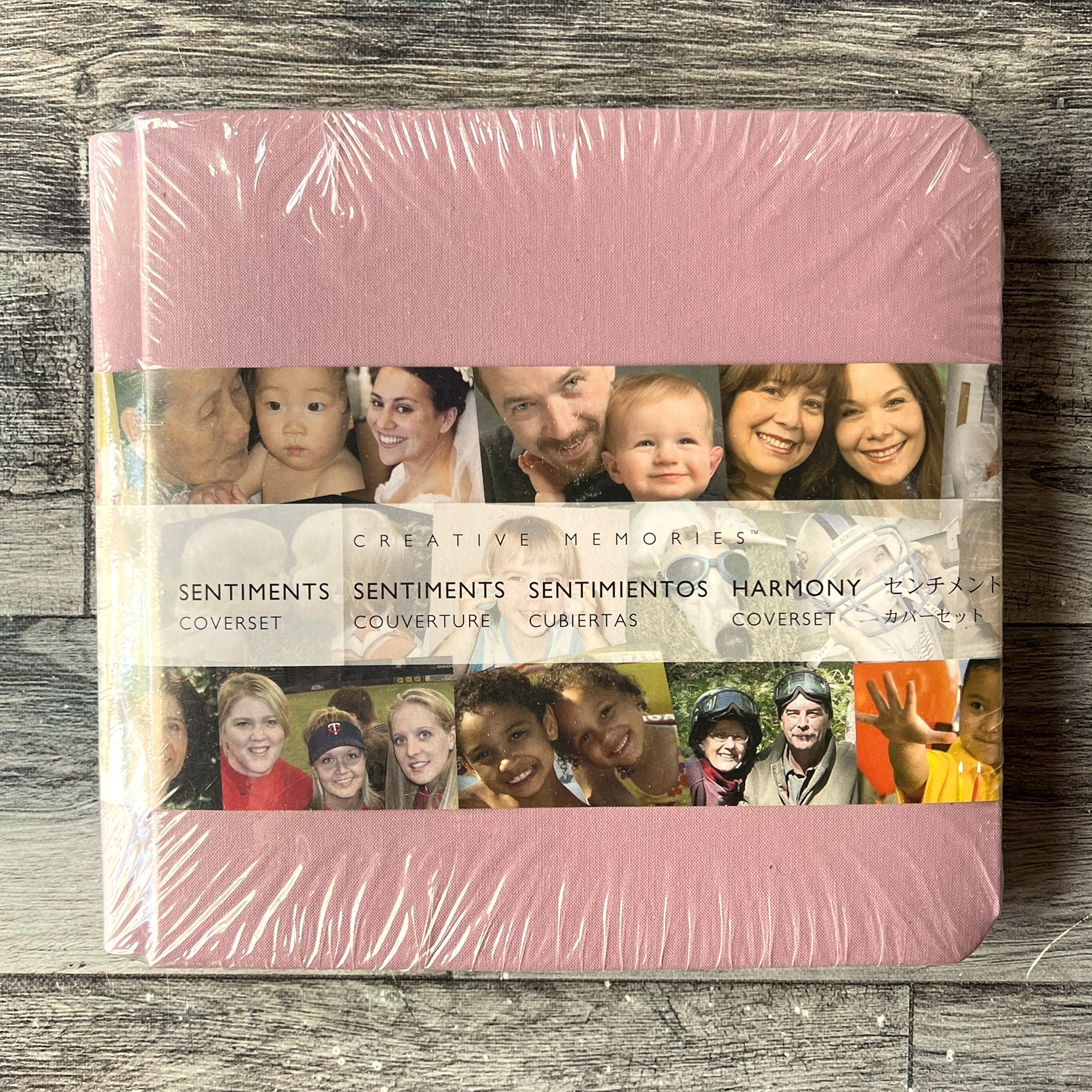 7x7 Petal Pink Album Cover - Tessa Scrapbooks