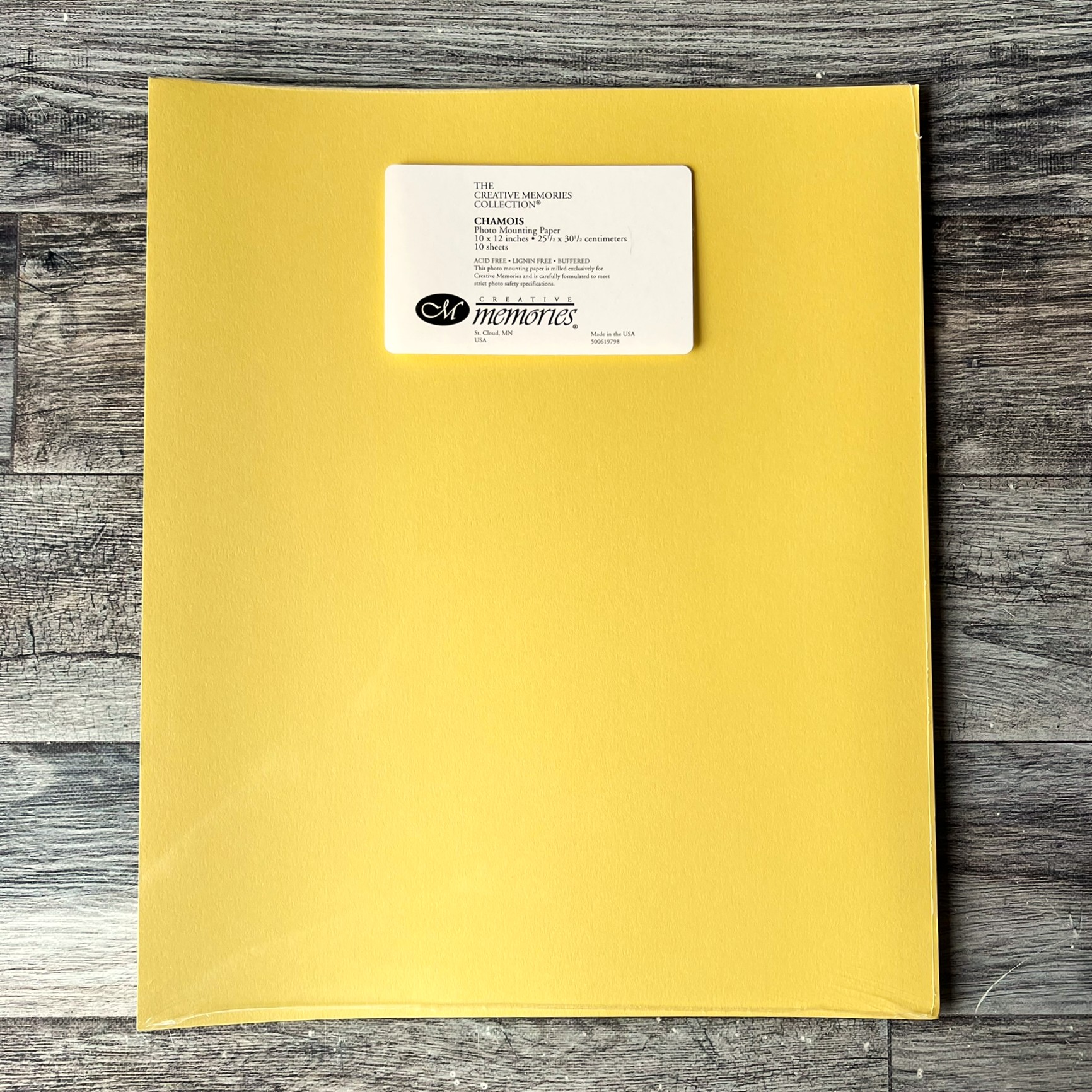 Chamois 10x12 Cardstock by Creative Memories - Tessa Scrapbooks