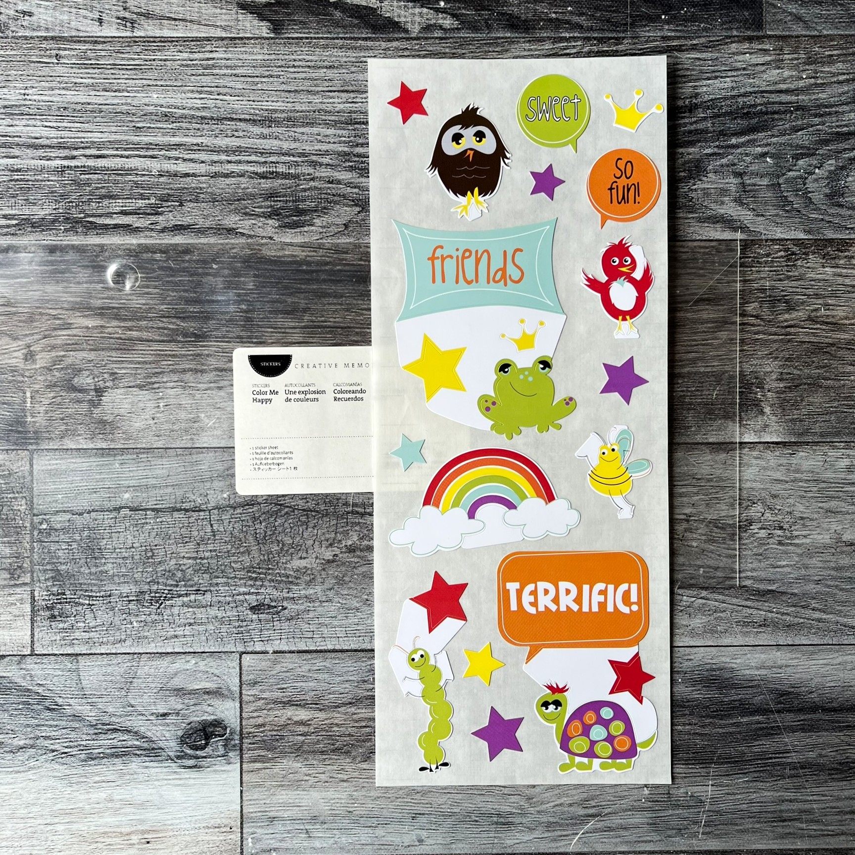 Color Me Happy Stickers - Tessa Scrapbooks