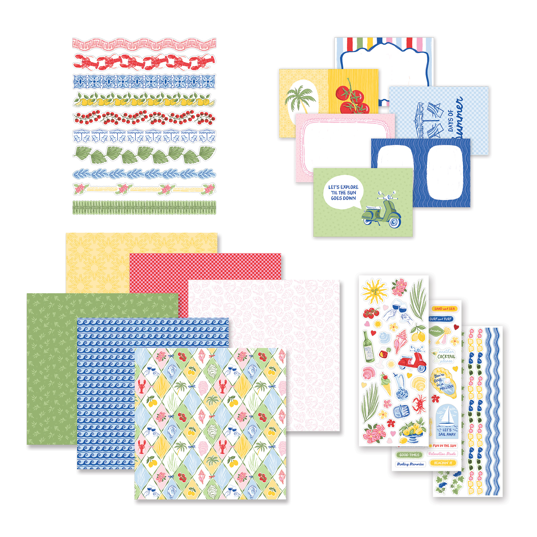 Relax Into Summer Decorative Bundle - Tessa Scrapbooks