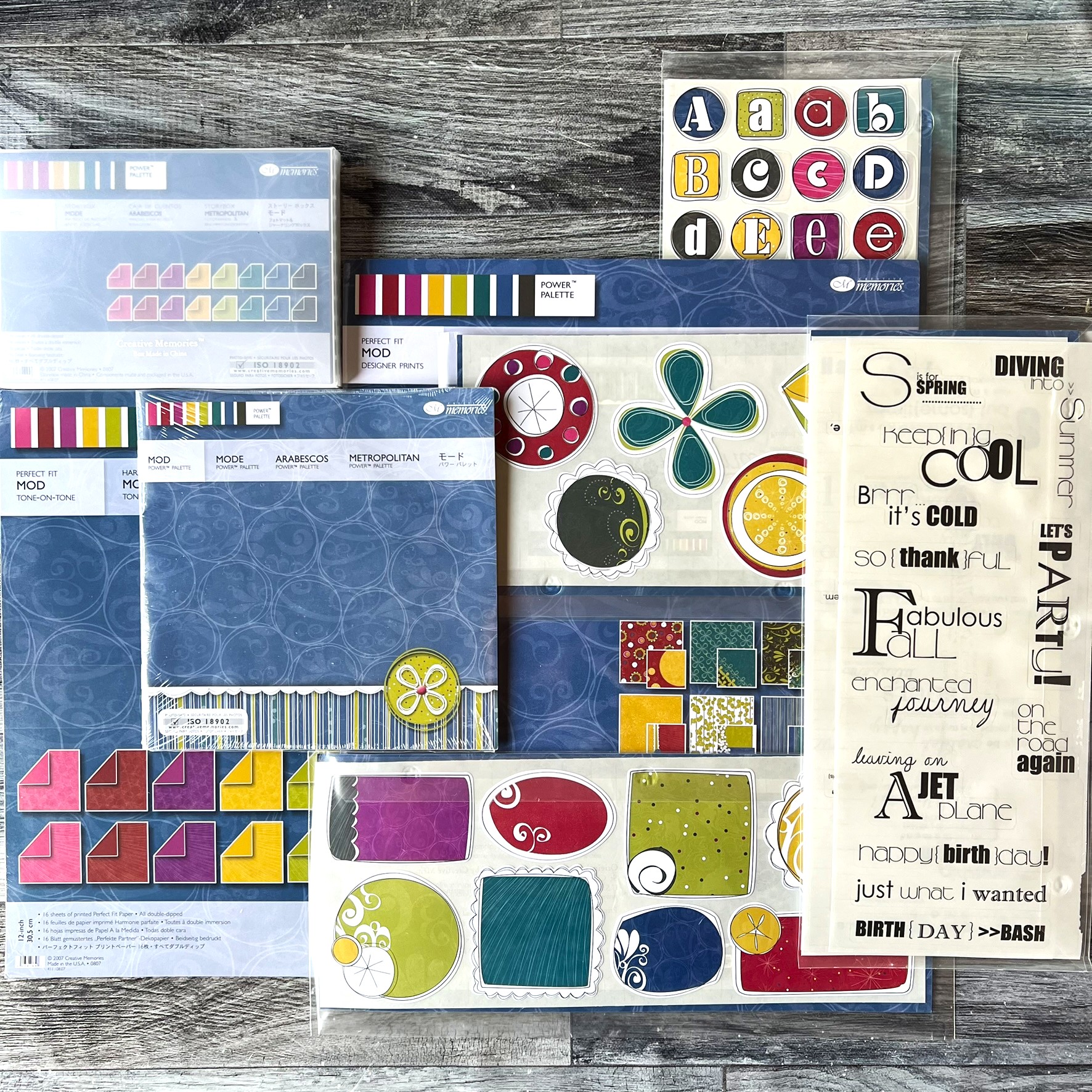 Mod 8pc Bundle - Tessa Scrapbooks