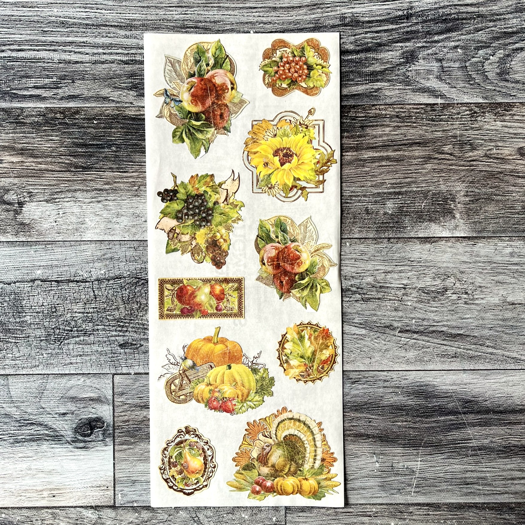 Reminisce Autumn Stickers - Tessa Scrapbooks