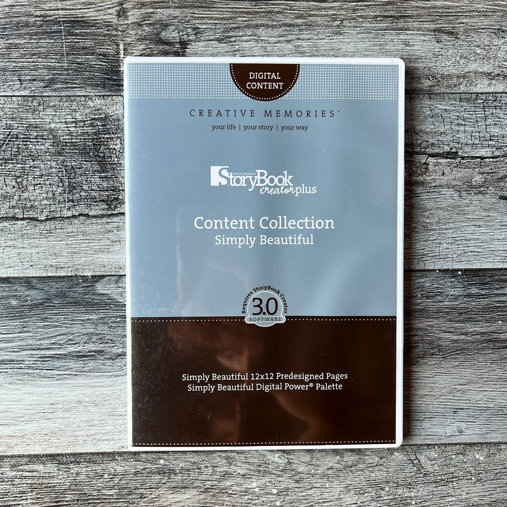 Simply Beautiful 12" x 12" Digital Content Collection CD - Tessa Scrapbooks