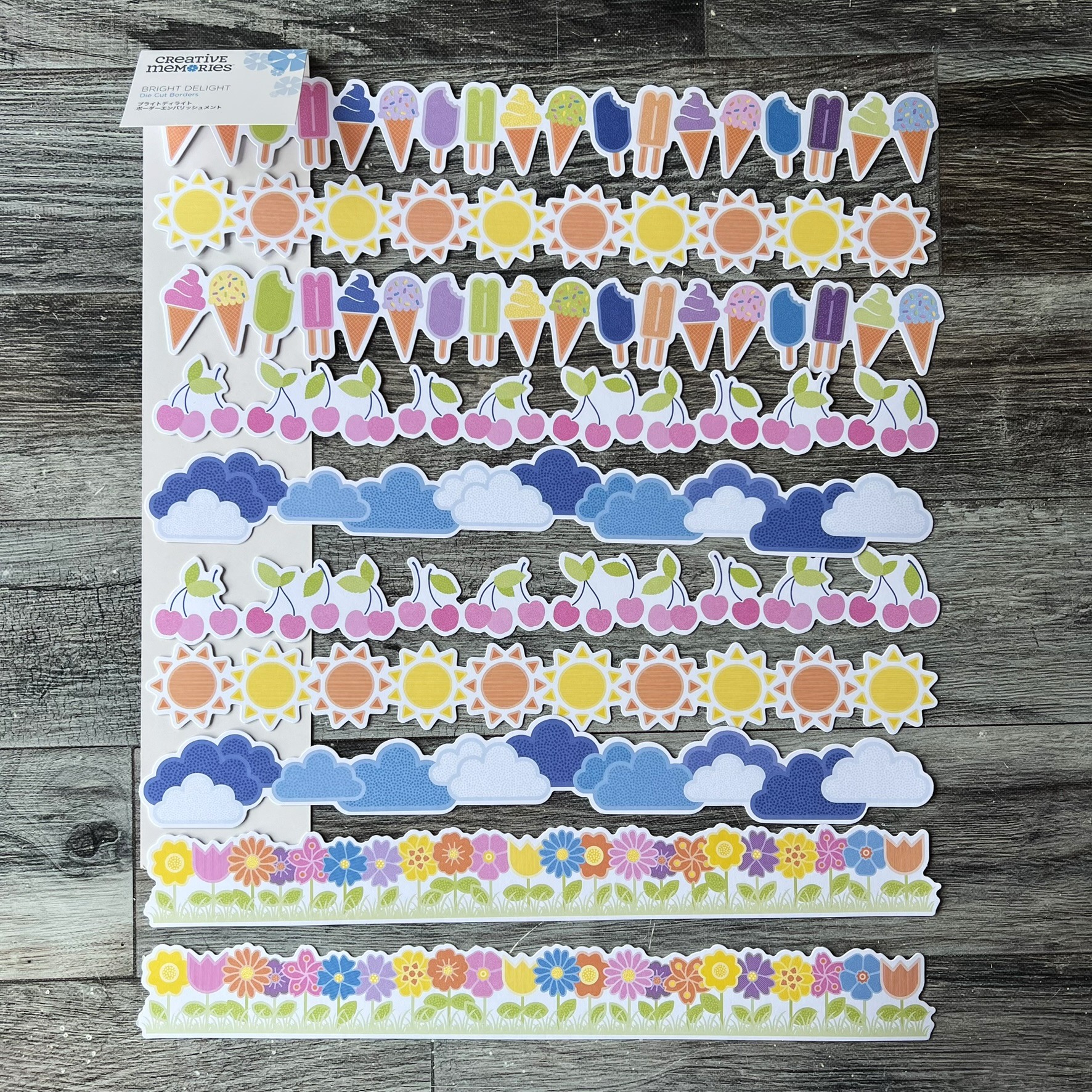 Bright Delight Die Cut Borders by Creative Memories - Tessa Scrapbooks