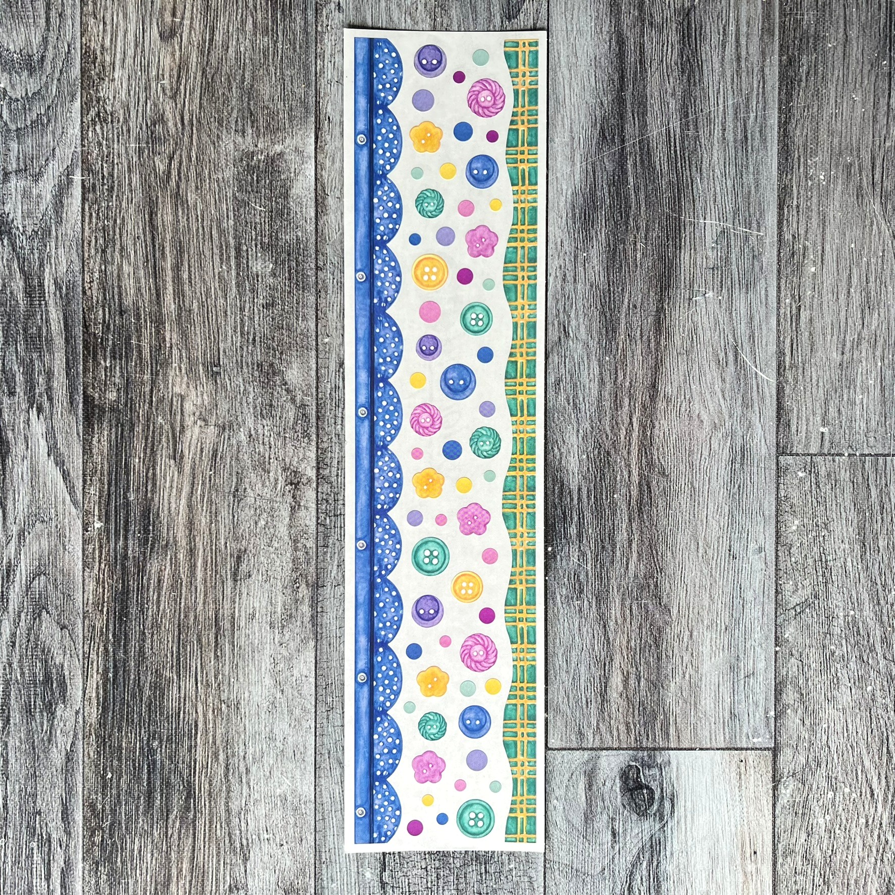 Buttons & Plaid Great Lengths Sticker Strip - Tessa Scrapbooks
