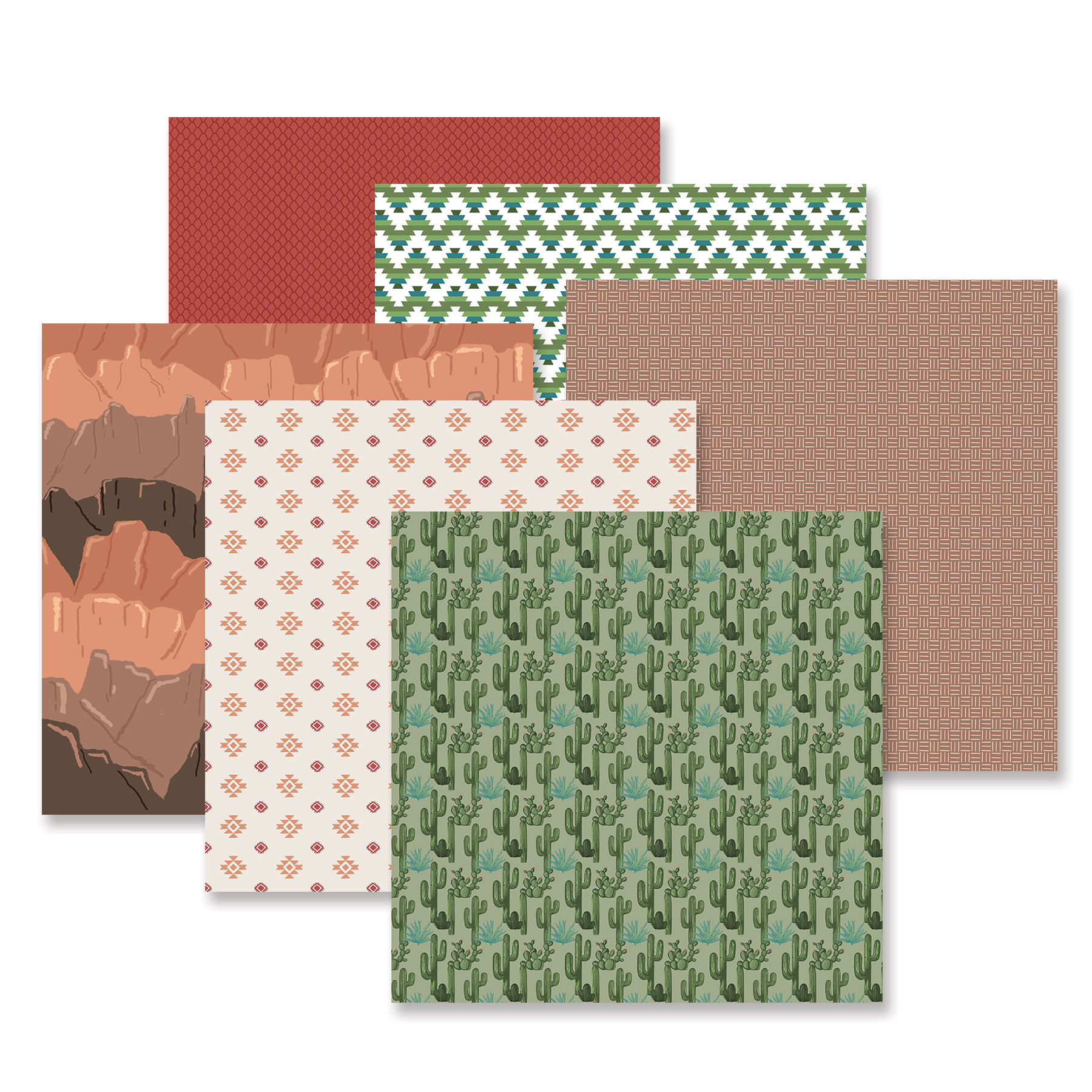 Desert Scenes Paper Pack - Tessa Scrapbooks