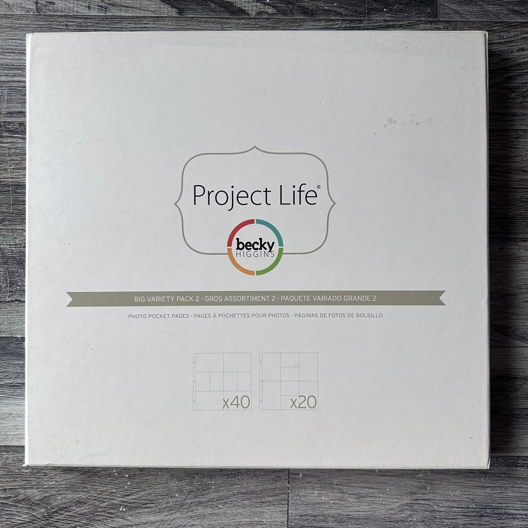 Project Life by Becky Higgins *Big Variety Pack 2* Refill Pages PARTIAL ...