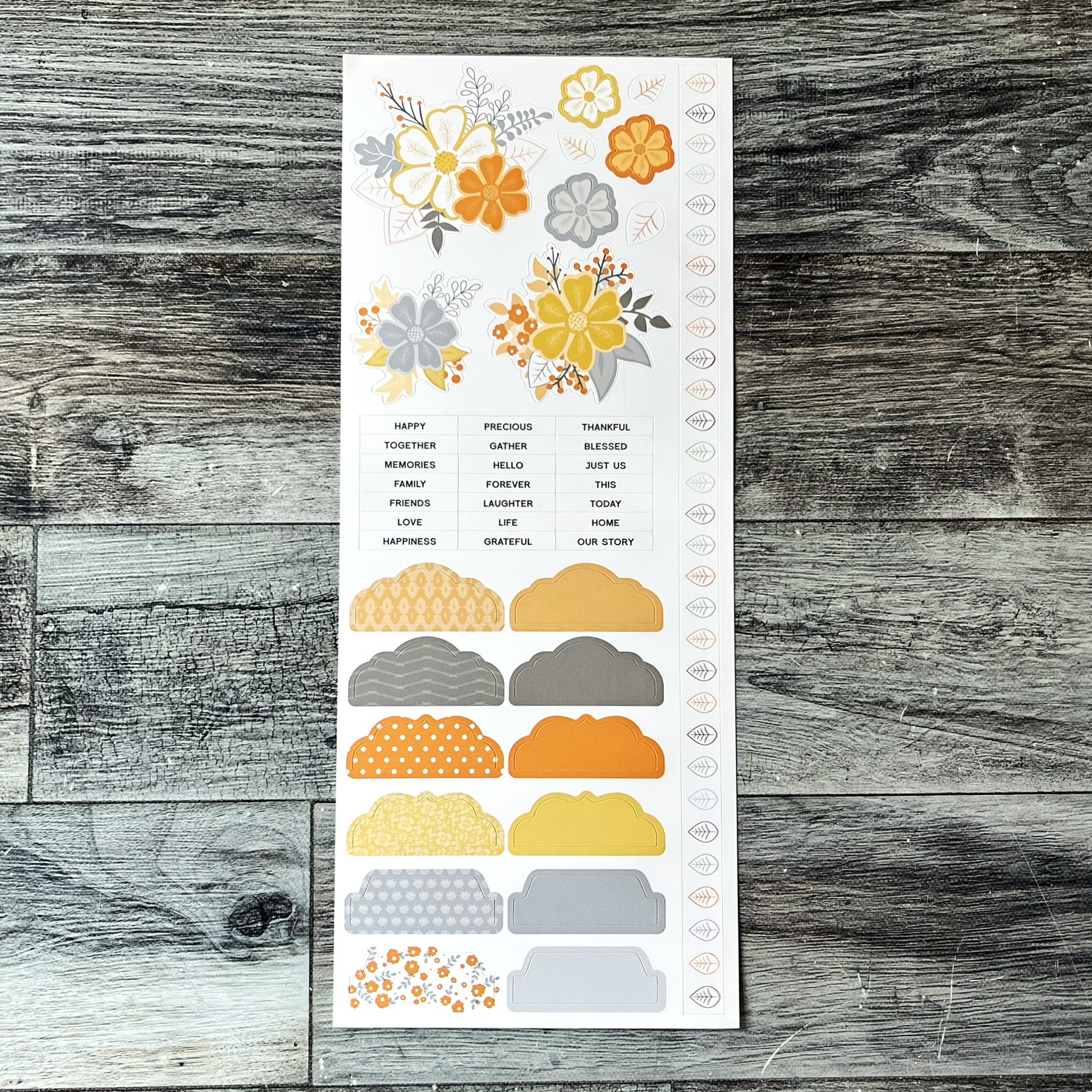 Croptoberfest 2018 SINGLE Sticker Sheet - Tessa Scrapbooks