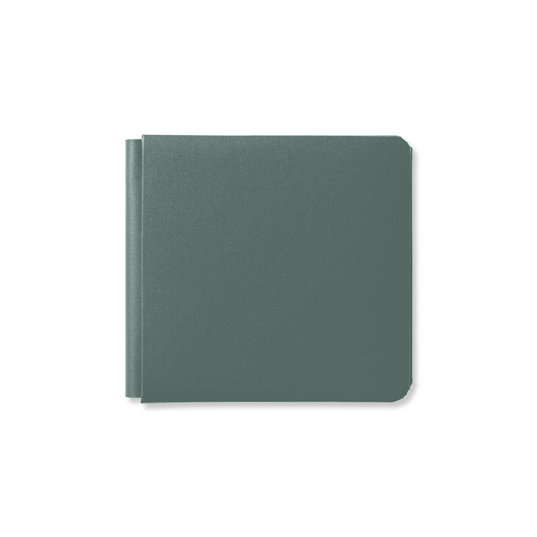 8x8 Stone Green Album Cover - Tessa Scrapbooks