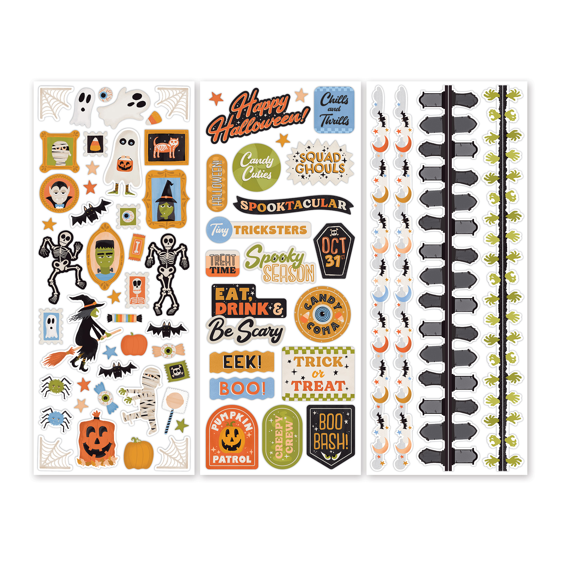 Hide & Eek! Stickers - Tessa Scrapbooks