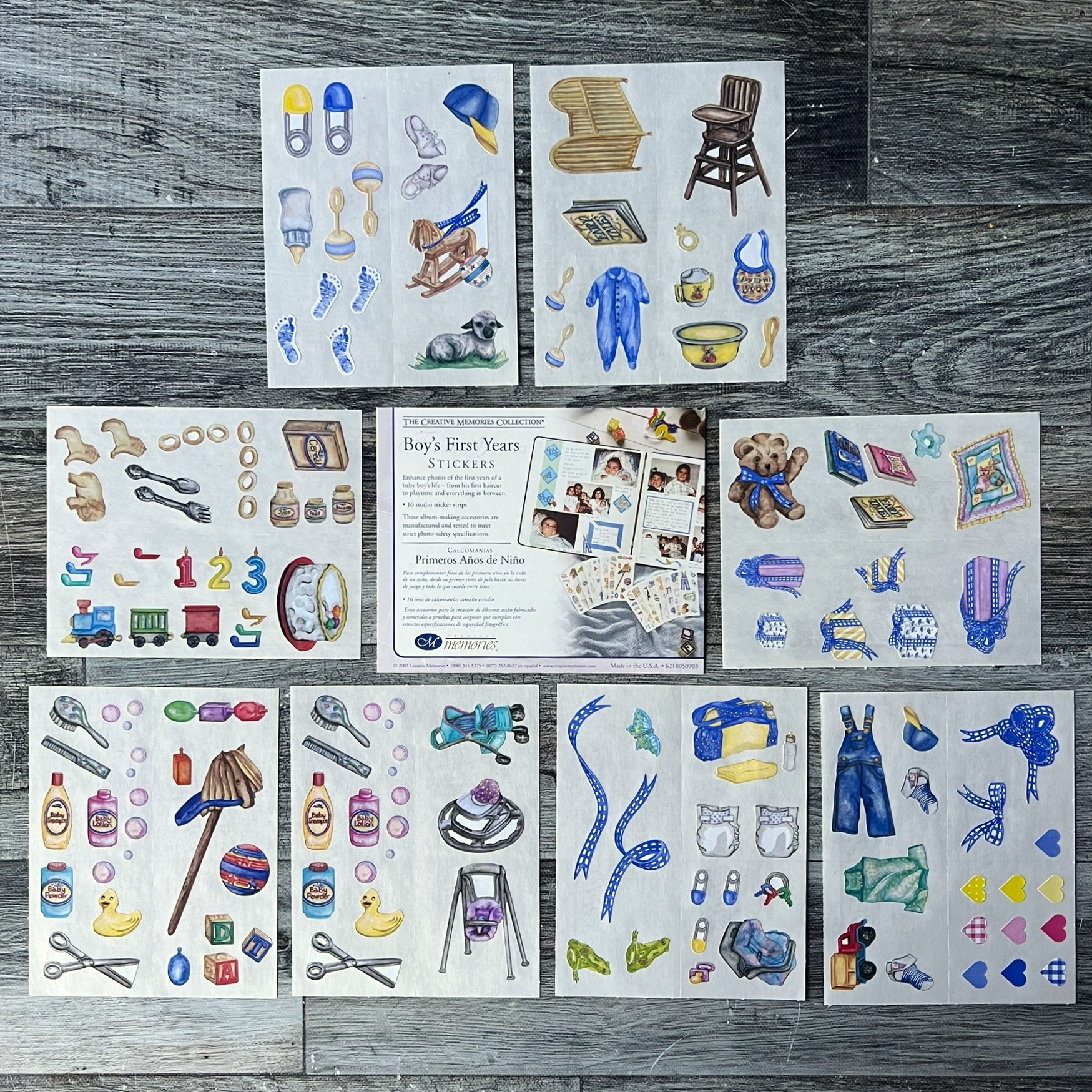 Boy's First Years Stickers by Creative Memories - Tessa Scrapbooks