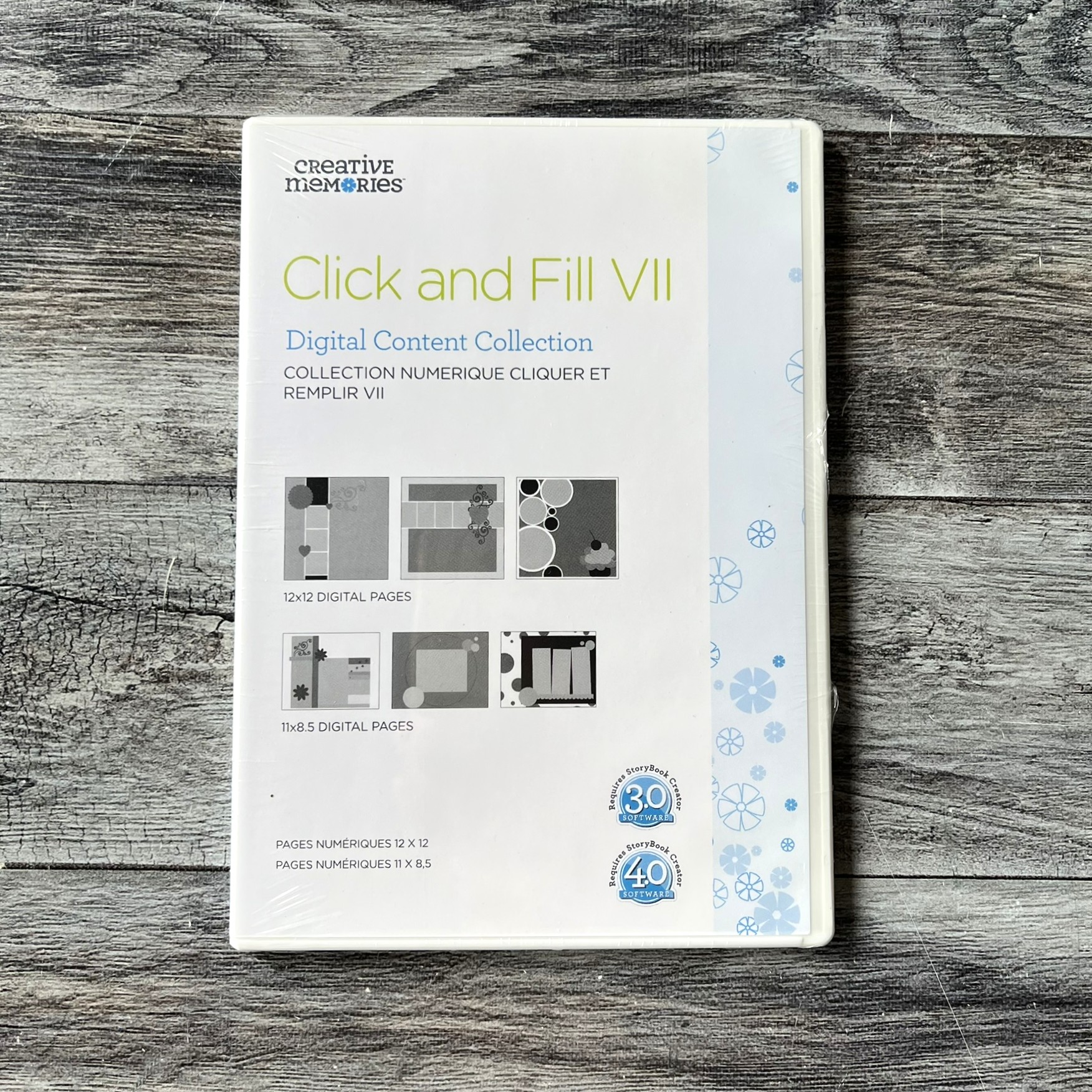 Click and Fill VII Digital Content Collection CD - Tessa Scrapbooks