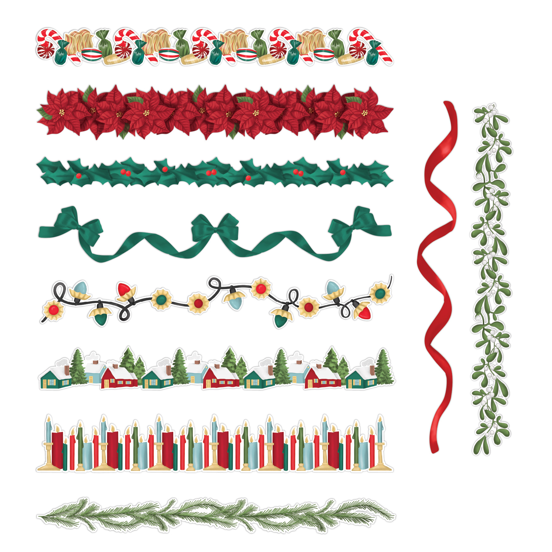 Magic of Christmas Laser Cut Borders - Tessa Scrapbooks