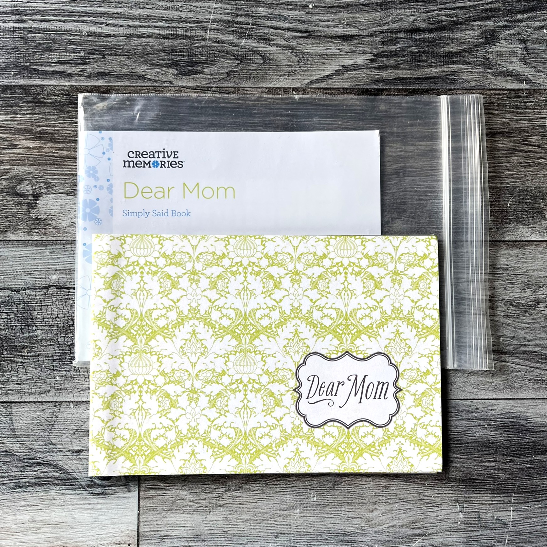 Dear Mom Simply Said Book by Creative Memories - Tessa Scrapbooks