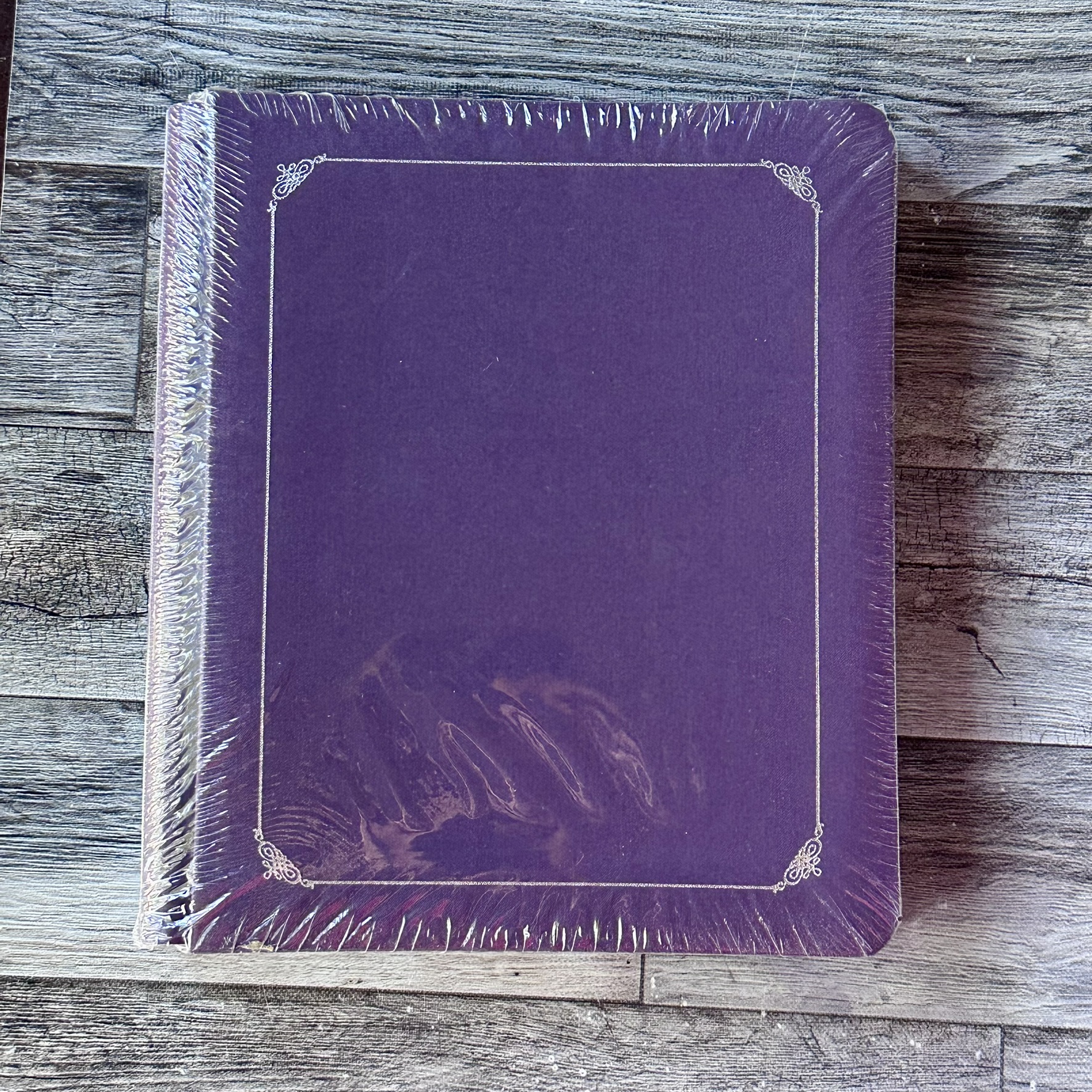 8x10 Plum Purple Silver Scroll Album by Creative Memories - Tessa ...