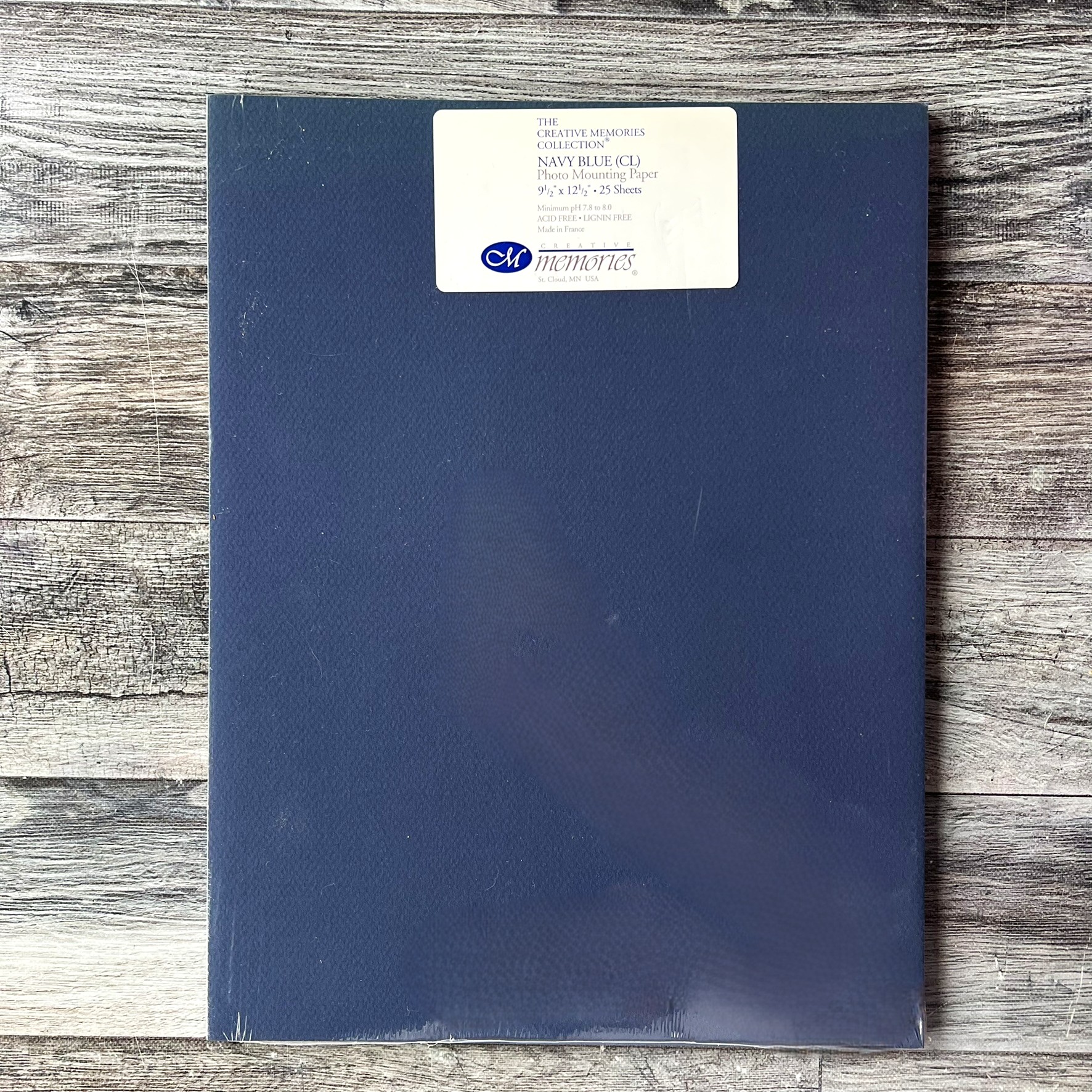 Navy Blue 9.5 x 12.5 Cardstock by Creative Memories (25/pack) - Tessa ...