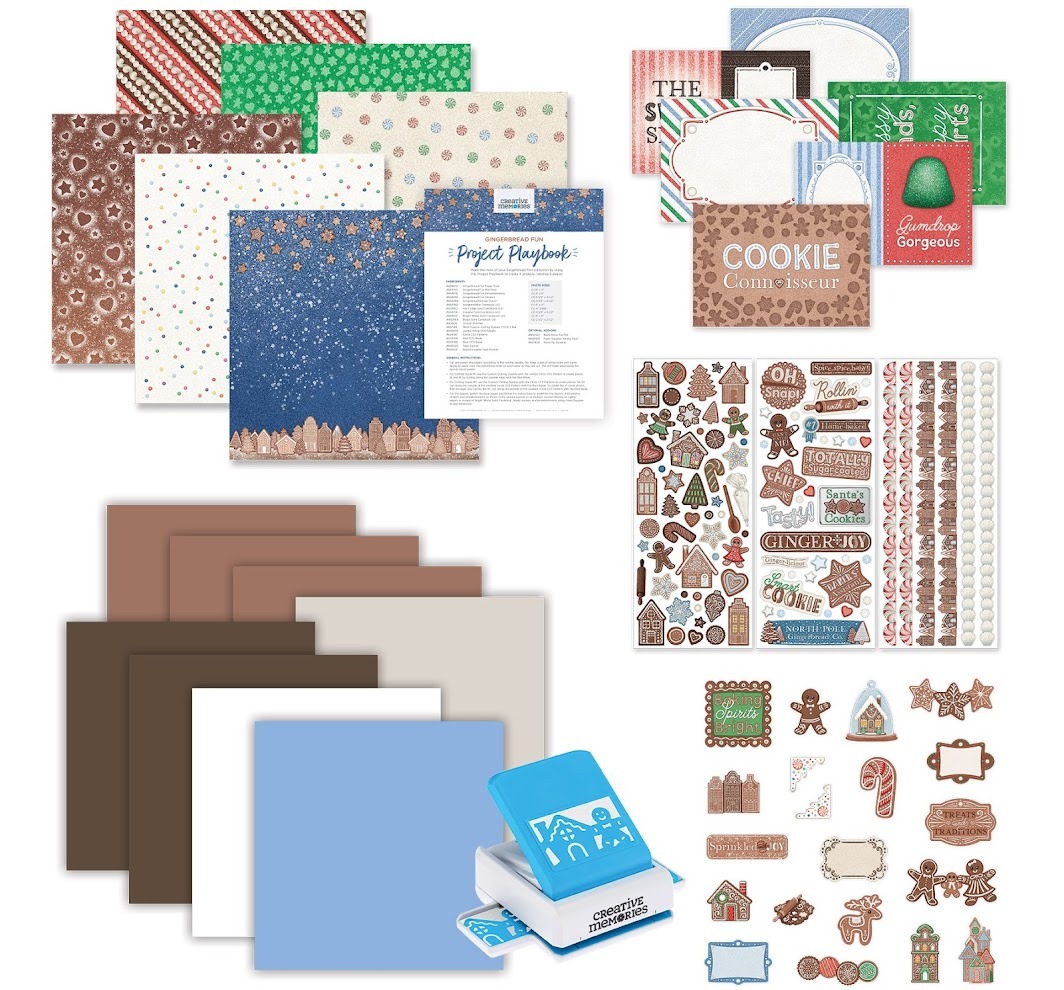 Gingerbread Fun Buy It All Bundle by Creative Memories - Tessa Scrapbooks