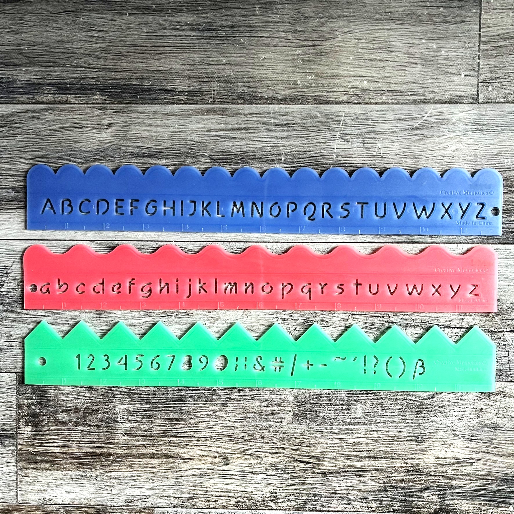 Borderlines ABC/123 Ruler Pack by Creative Memories - USED - Tessa ...