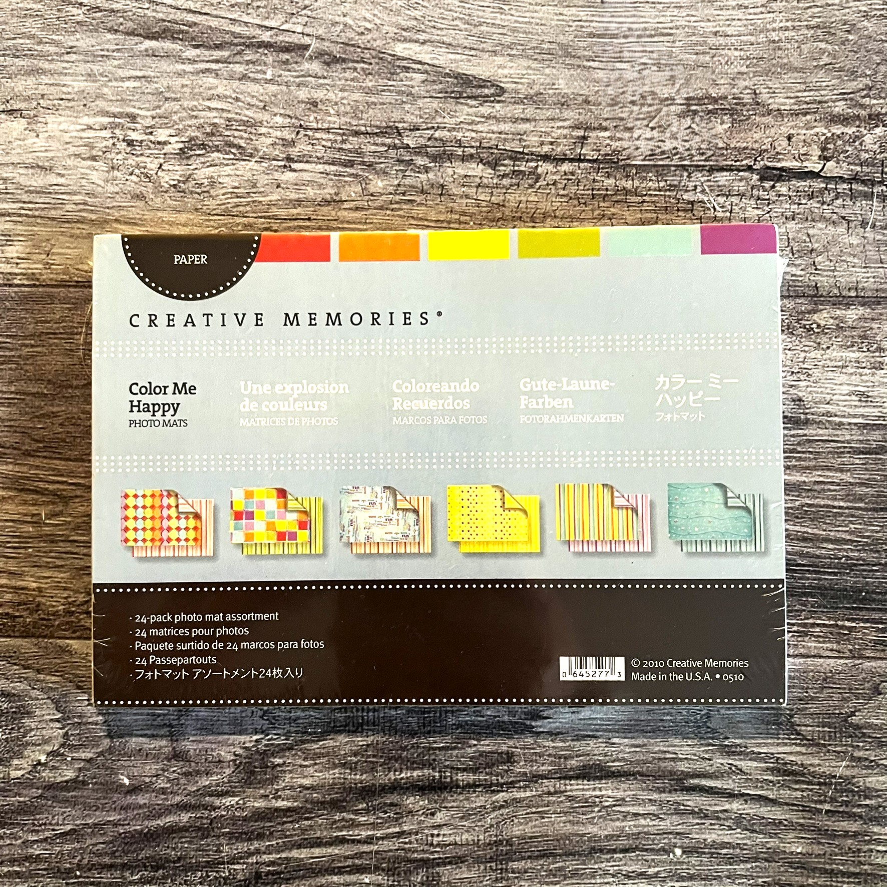 Color Me Happy Photo Mats - Tessa Scrapbooks