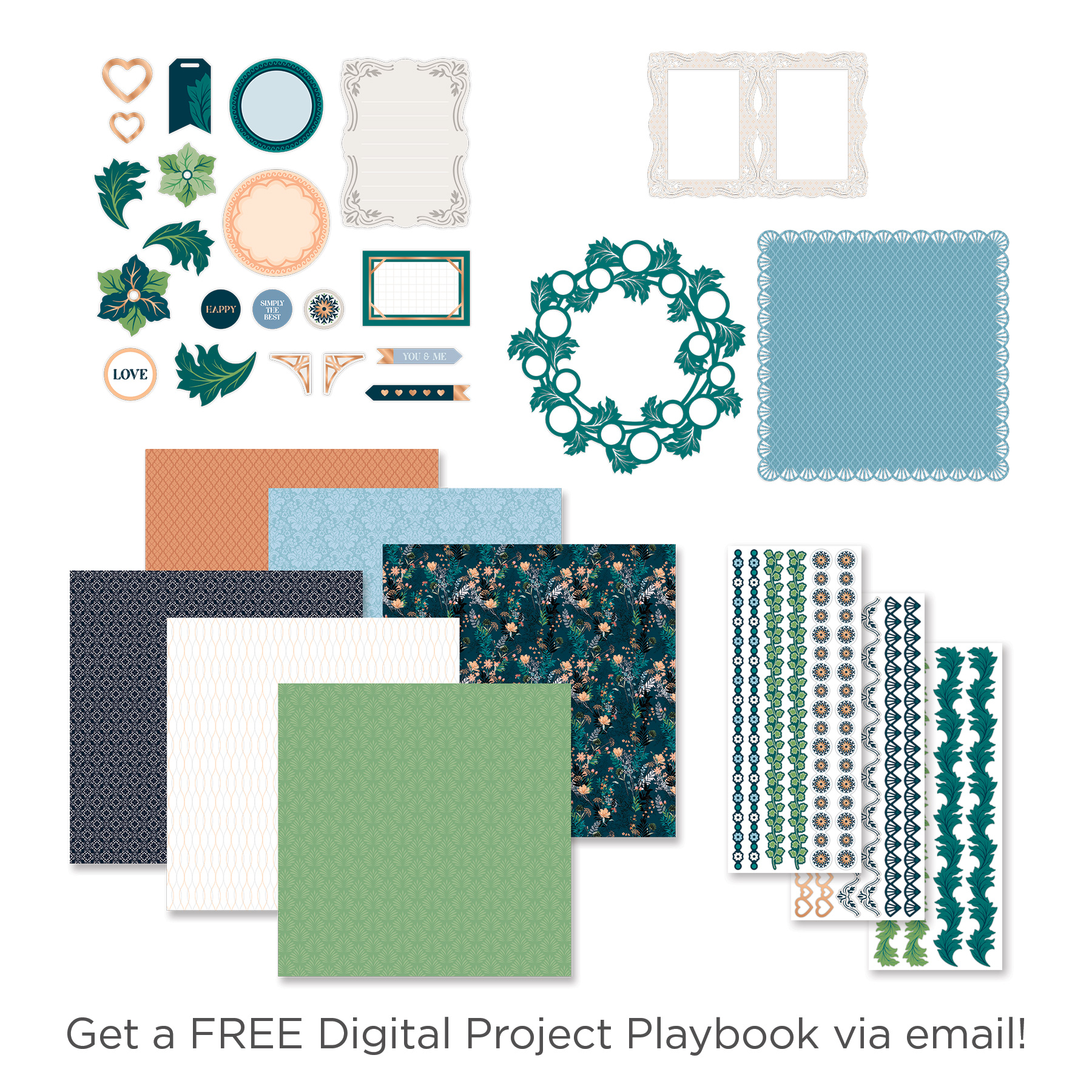 Gem Tones Bundle DISCOUNTED - Tessa Scrapbooks