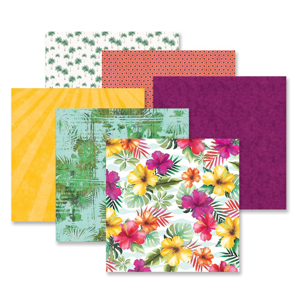 Tropical Garden PRINTS Paper Pack - Tessa Scrapbooks