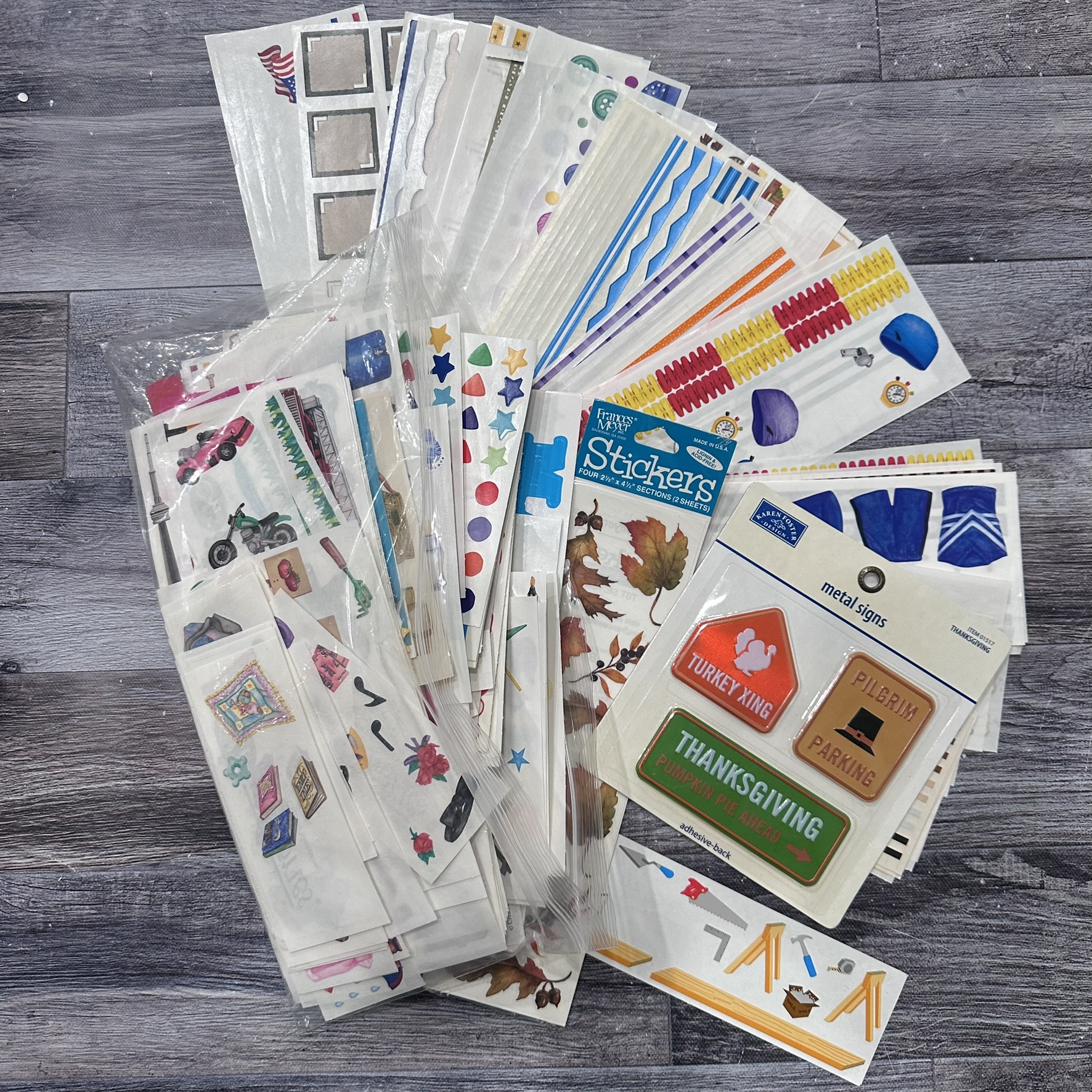 Lot of Misc Stickers "CC" - Tessa Scrapbooks