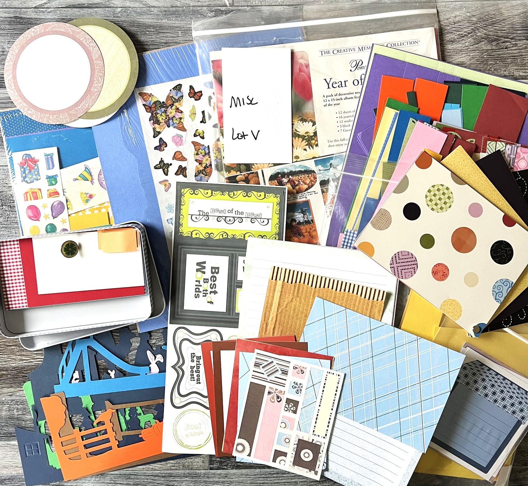 Large Lot of 10x12 Shortcuts, Journal Boxes, Stickers, Mats "V" - Tessa ...