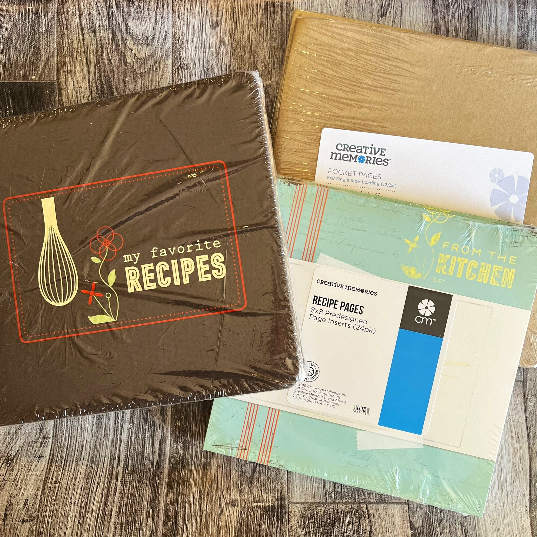 8x8 My Favorite Recipes Bundle with Recipe Pages (Lot 2) - Tessa Scrapbooks