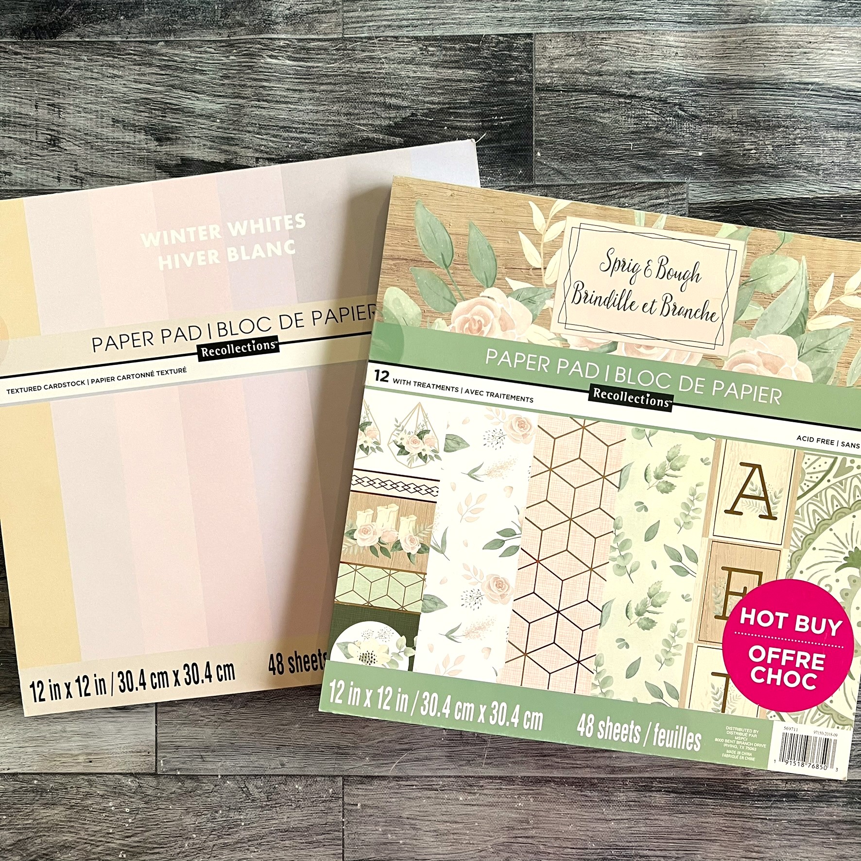 Recollections 12x12 Paper Stack Packs - Tessa Scrapbooks