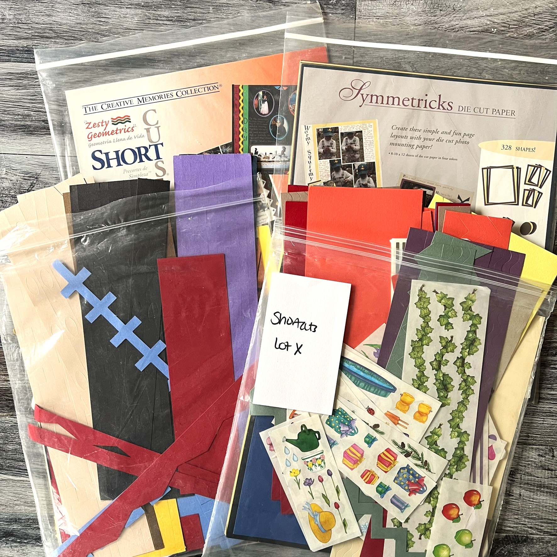 Lot of Shortcuts "X" - Tessa Scrapbooks