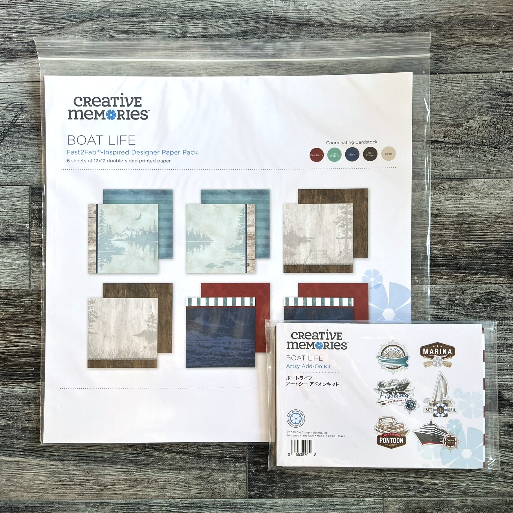 Boat Life Paper and Artsy Add-On Set - Tessa Scrapbooks