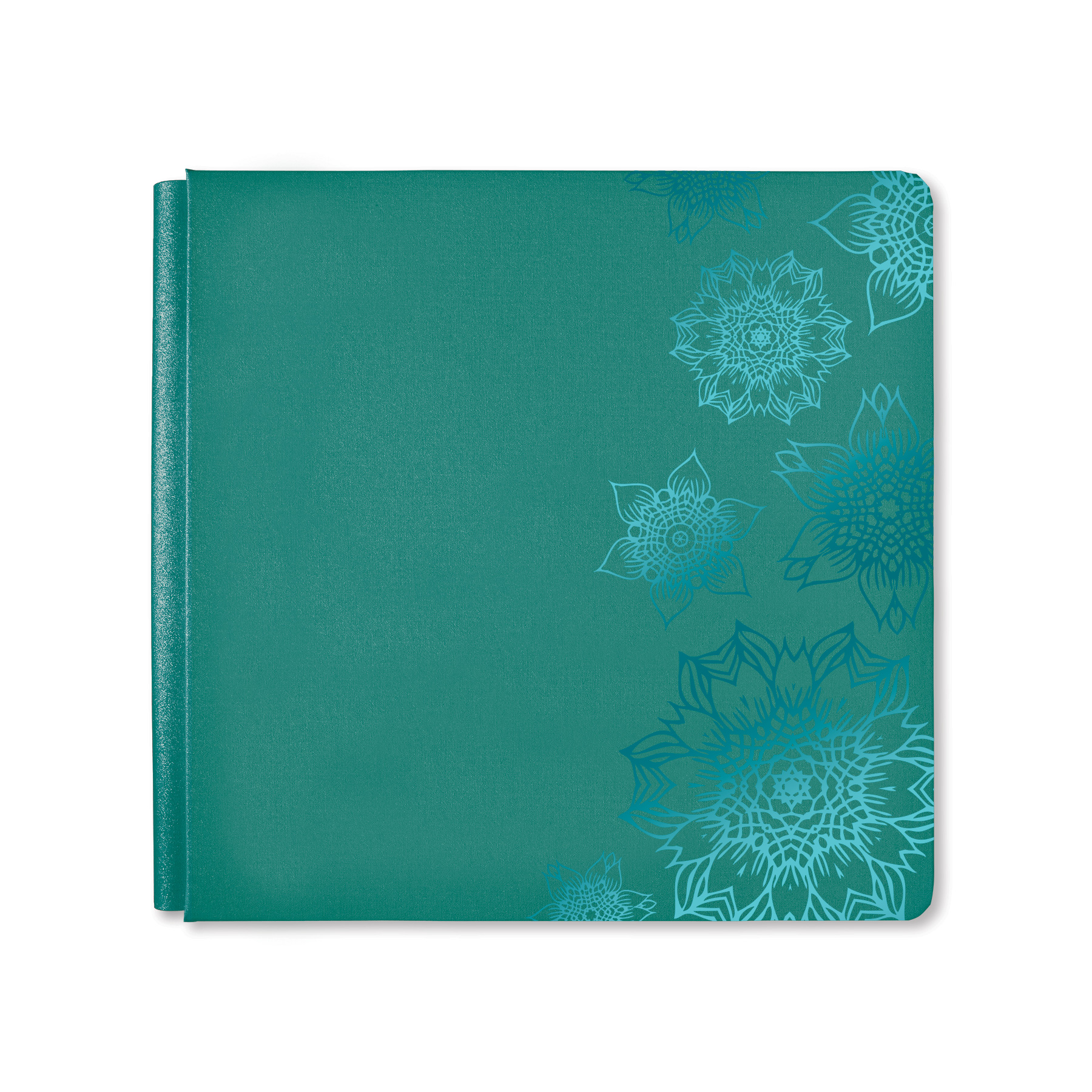 EMPRESS TEAL Mandala - True 12x12 Album Cover - Tessa Scrapbooks