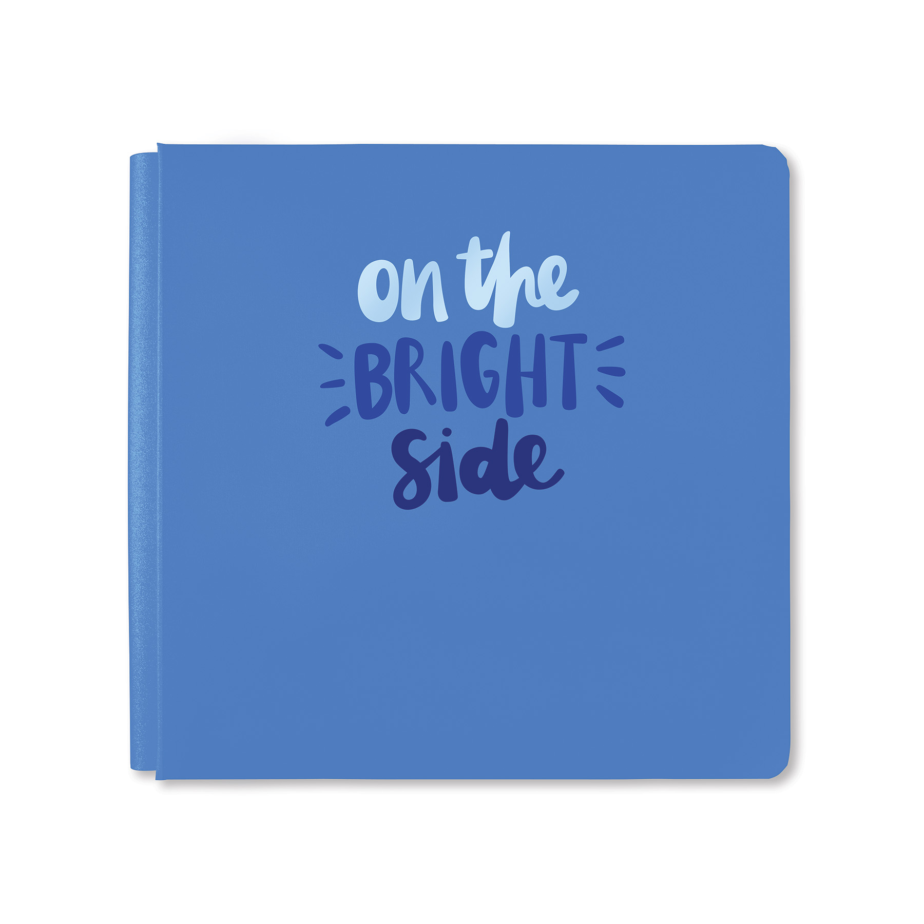 On the Bright Side - VIVID BLUE - True 12x12 Album Cover - Tessa Scrapbooks