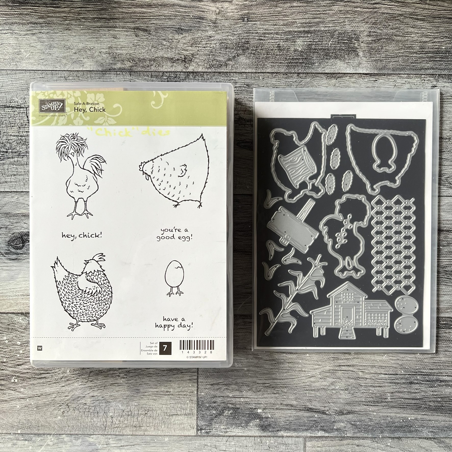 Hey, Chick Stamp & Die Cut Set by Stampin' Up - Tessa Scrapbooks