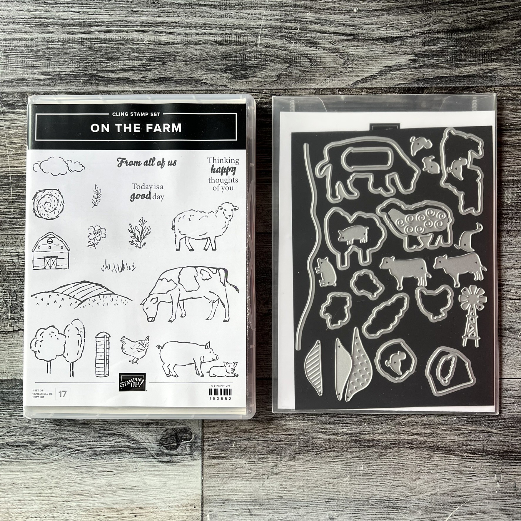 On the Farm Stamp & Die Cut Set by Stampin' Up - Tessa Scrapbooks