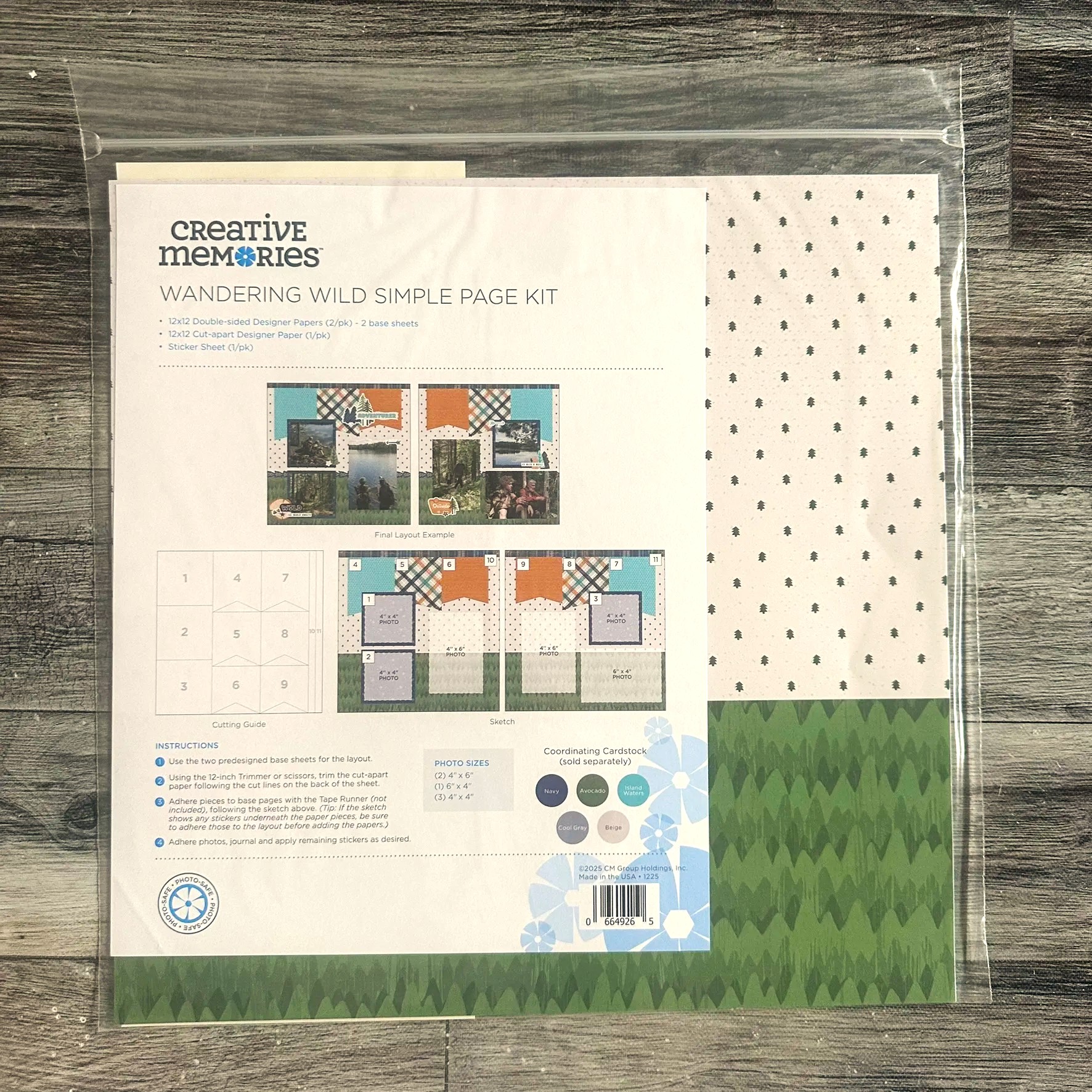 Wandering Wild Simple Page Kit SPK - Tessa Scrapbooks