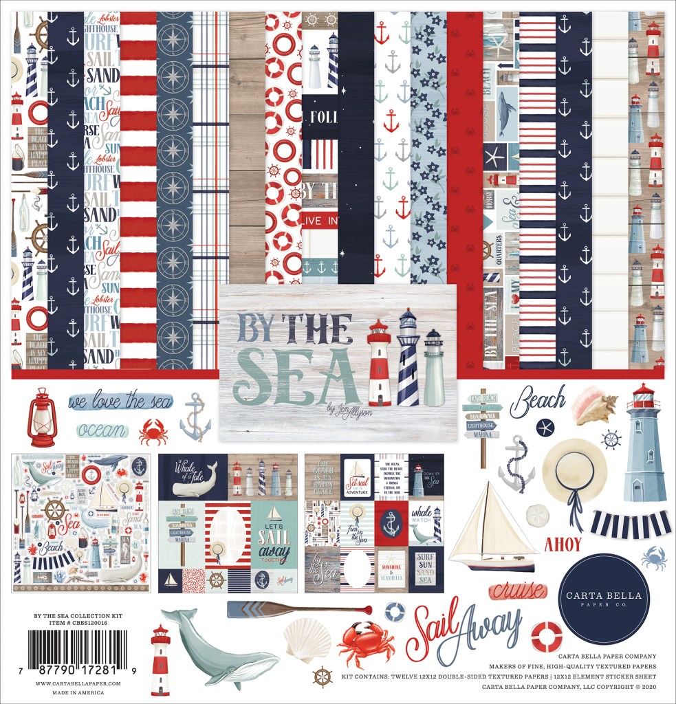 By the Sea - Collection Kit - by Carta Bella - Tessa Scrapbooks