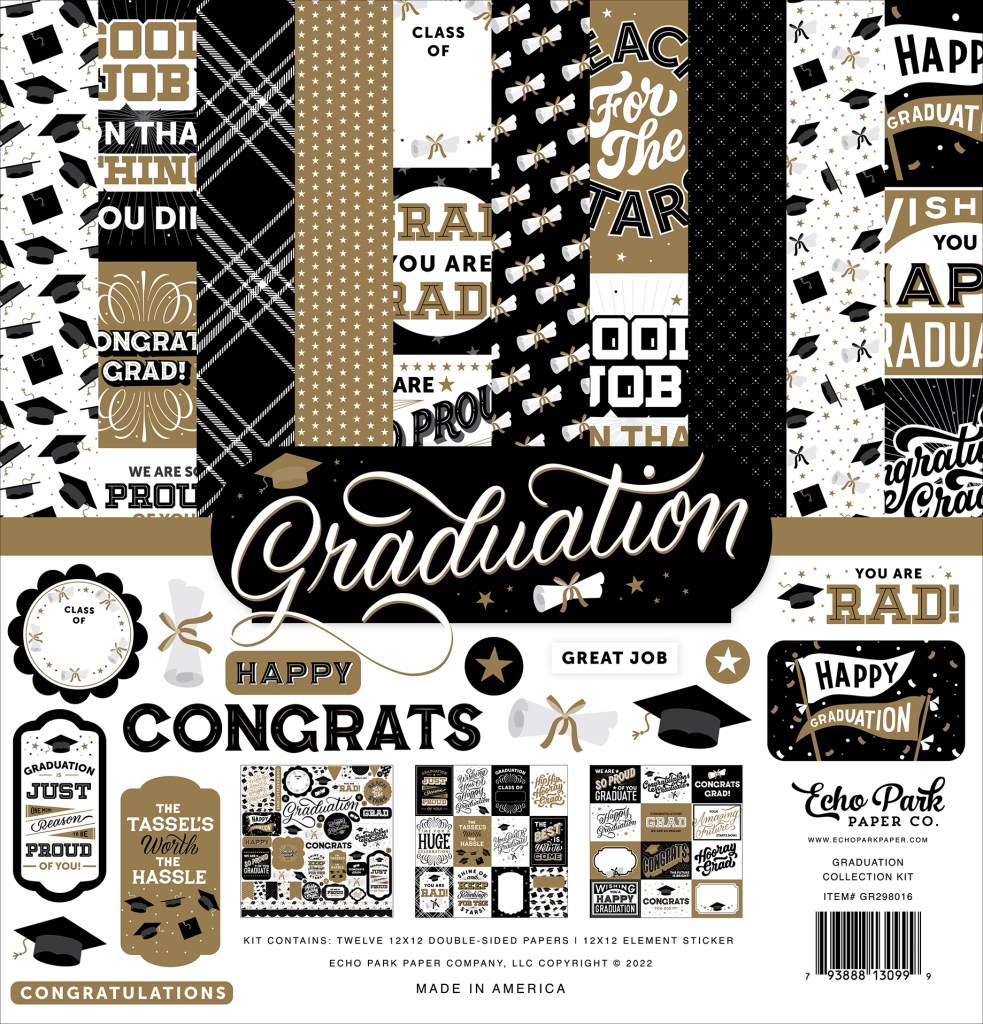 Graduation - Collection Kit by Carta Bella - Tessa Scrapbooks